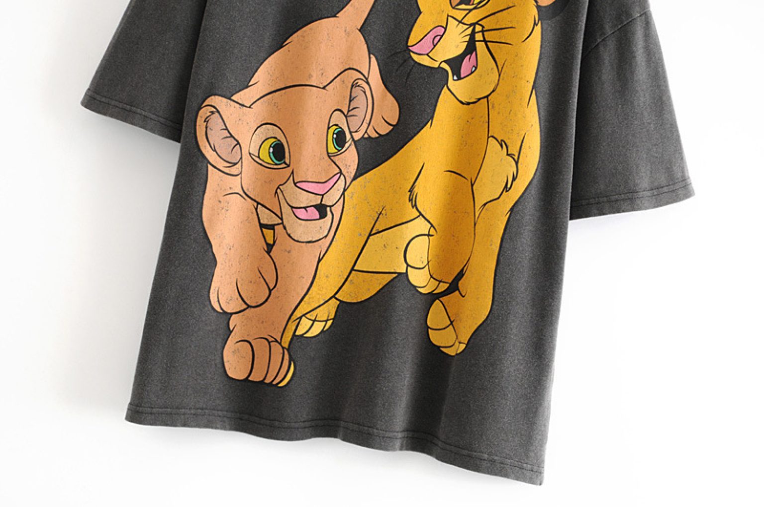 Camiseta de mujer con estampado de rey León - RegalosMonos